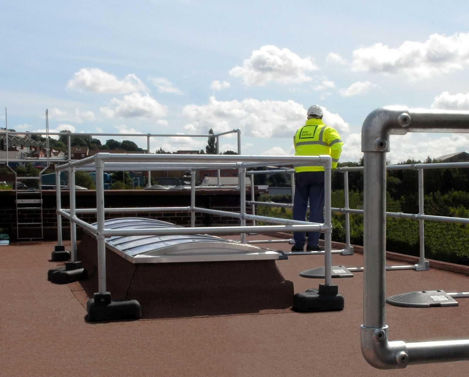 Kee Dome Fall Protection Railing for Skylights - Kee Safety